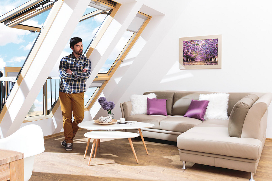 Balcony window - characteristics, products | FAKRO