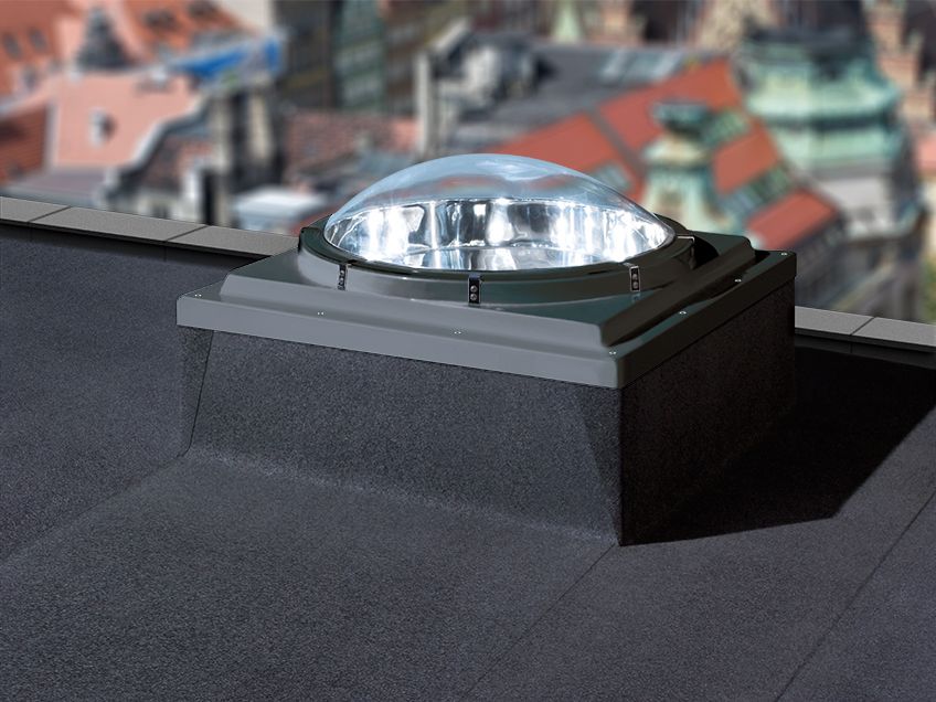 SRT Light tunnel with rigid light transmitting tube - FAKRO